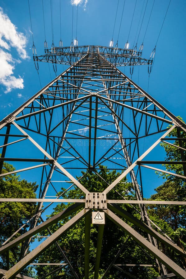 Transmission tower stock image. Image of infrastructure - 35821013