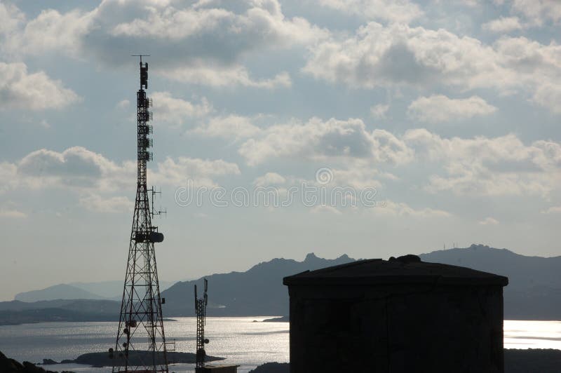 Transmit and Receive Signals Stock Photo - Image of receive ...