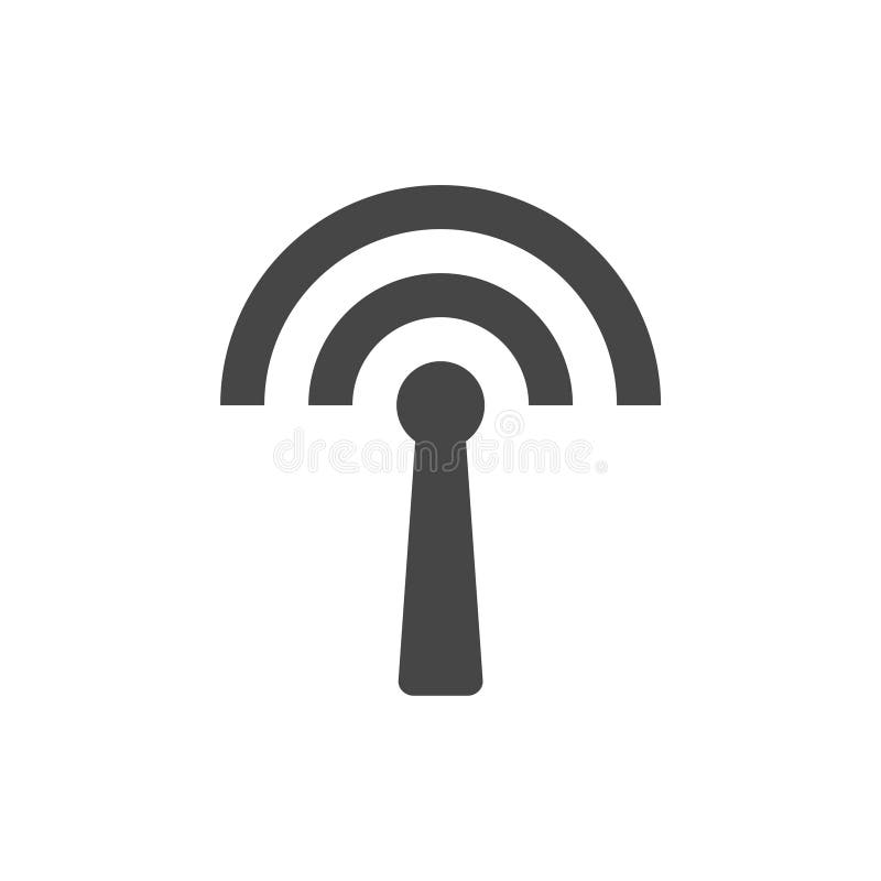 Transmitter icon stock vector. Illustration of circle - 101721236