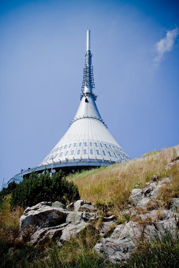 Transmitter Jested ,Liberec Stock Image - Image of tourist ...