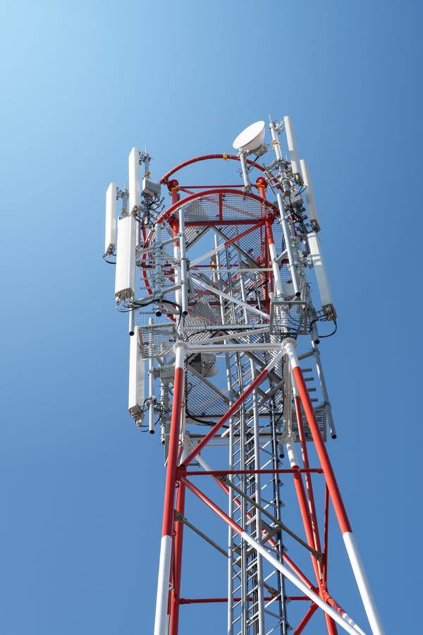 Mobile Operators and Cloud Technology Stock Photo - Image of radios ...