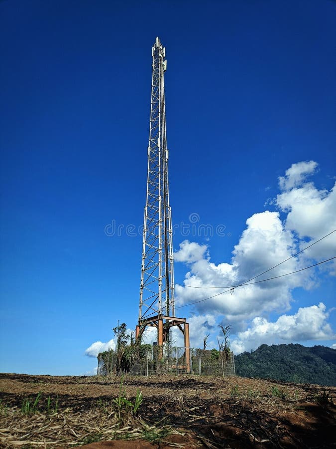 Transmitter stock image. Image of mountain, transmitter - 326094713