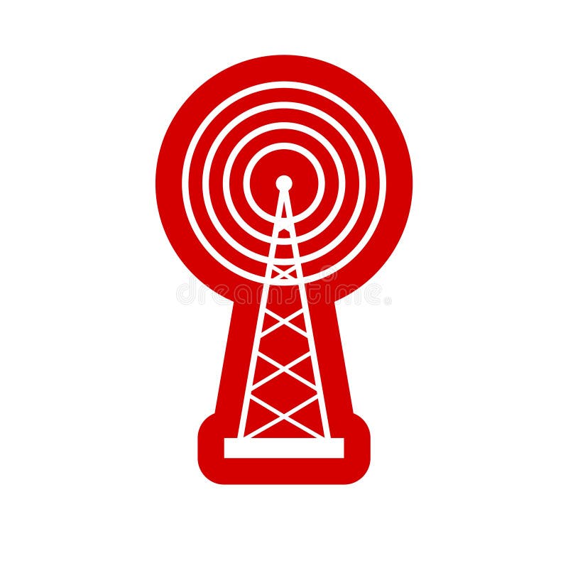 Transmitter simple icon stock vector. Illustration of icon - 171300783