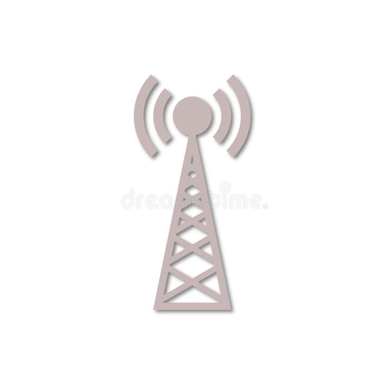 Transmitter Simple Icons Set Stock Vector - Illustration of signal ...