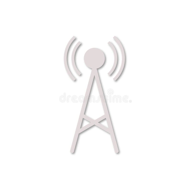 Transmitter simple icon stock vector. Illustration of circle - 104318909