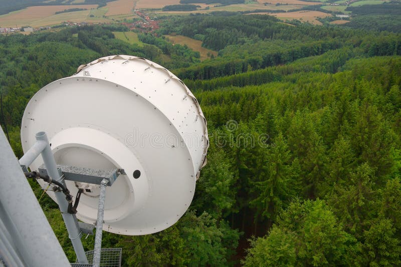 Transmitter station detail stock photo. Image of electronic - 93363702