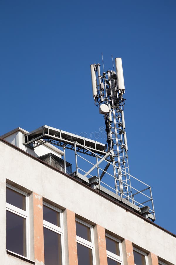 Transmitter tower stock photo. Image of connect, internet - 23995528