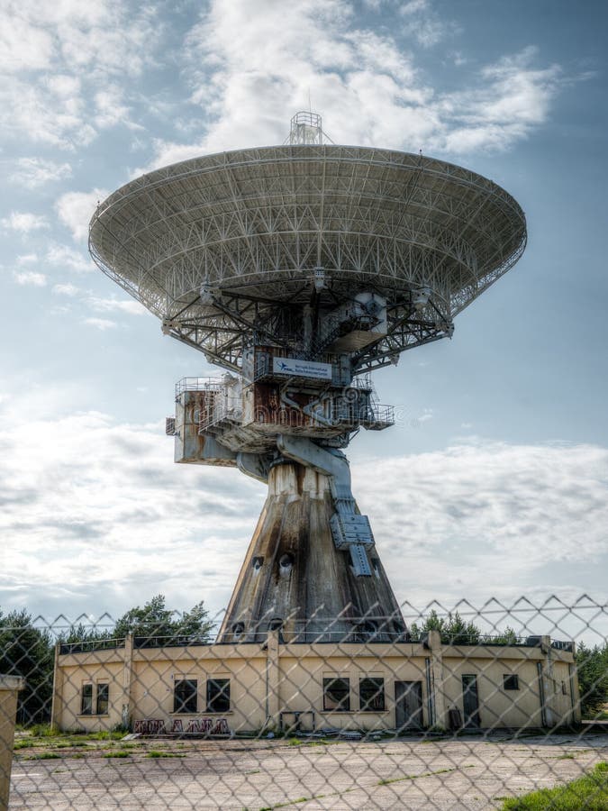 Tower of Old Radar Station - Dome / Radome on Listening Station Stock ...