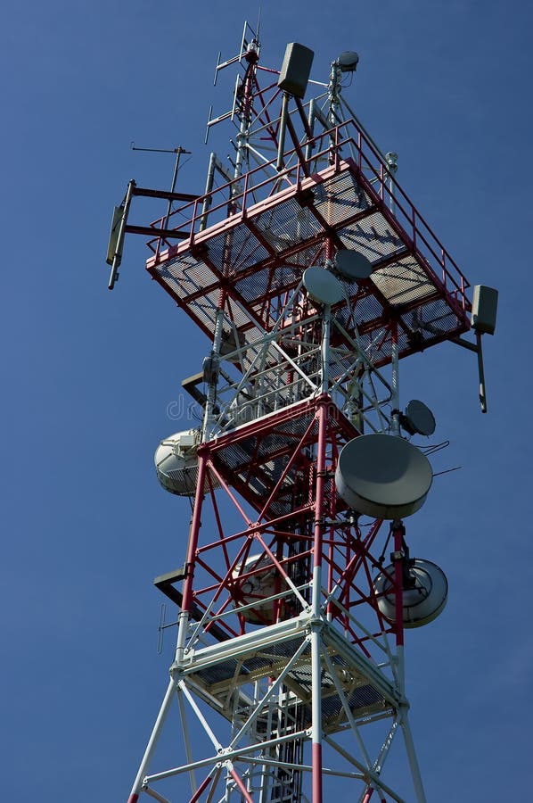 Transmitter. stock photo. Image of internet, antenna - 58060580