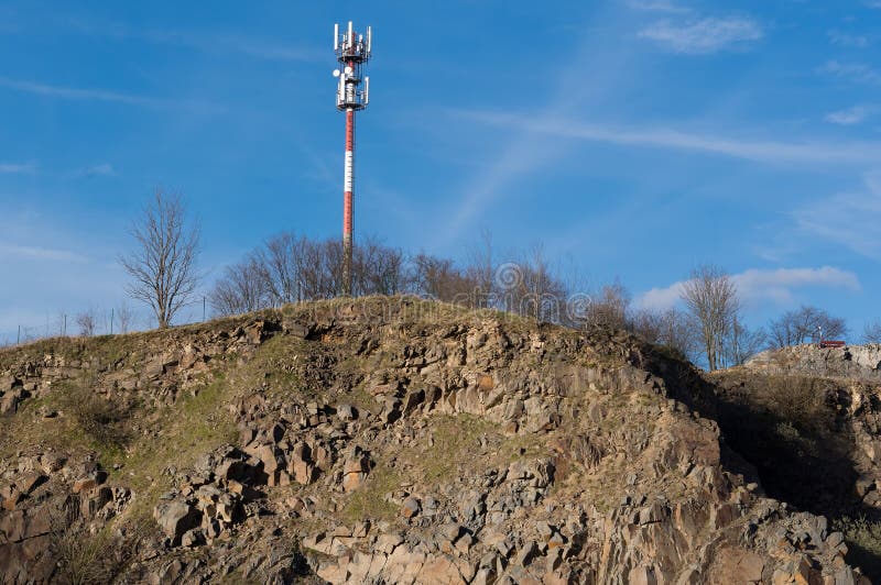 Transmitter for Transmission of Signal. Stock Image - Image of ...