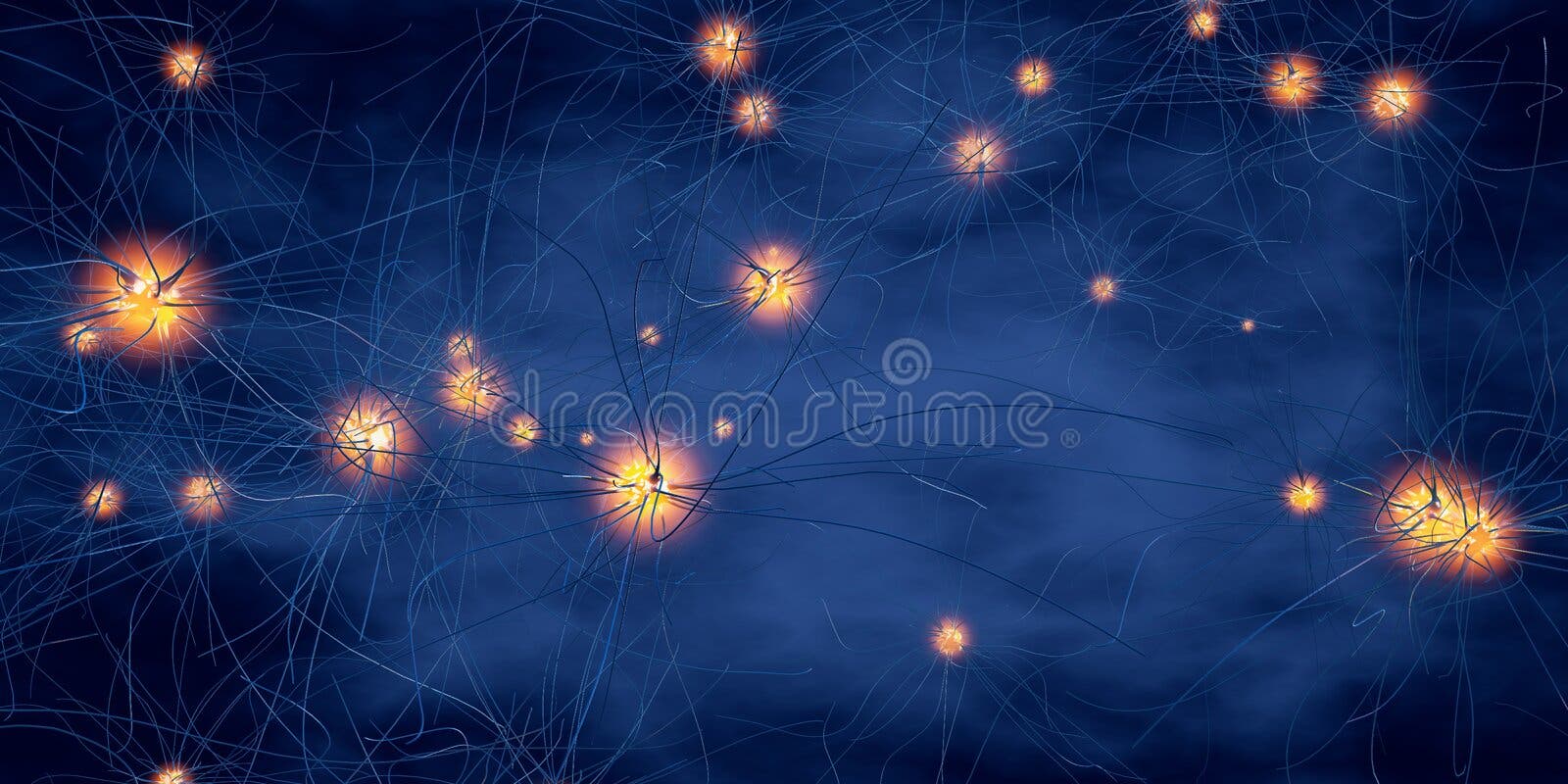 Sensory Neuron Axon Electrical Pulse Stock Image - Image of ...