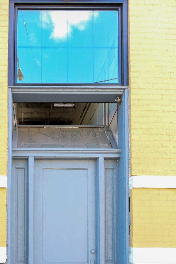 Open transom window stock photo. Image of closed, windows - 194057542