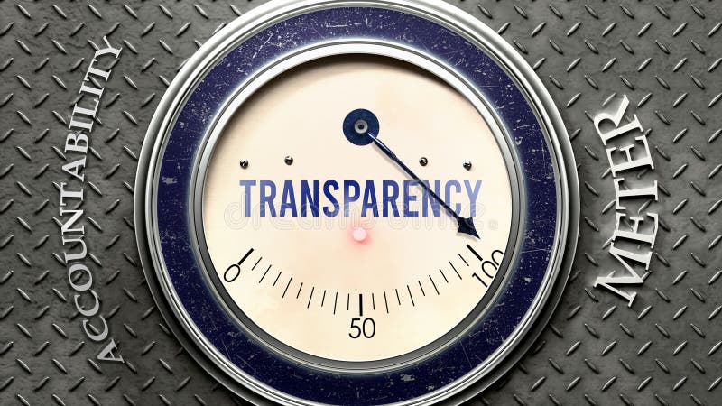 Transparency and Accountability that is Hitting a Full Scale, Showing a ...
