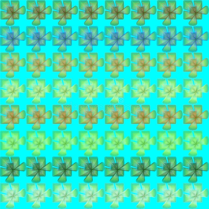 Transparency and Blur Modern Flowers Stock Illustration - Illustration ...