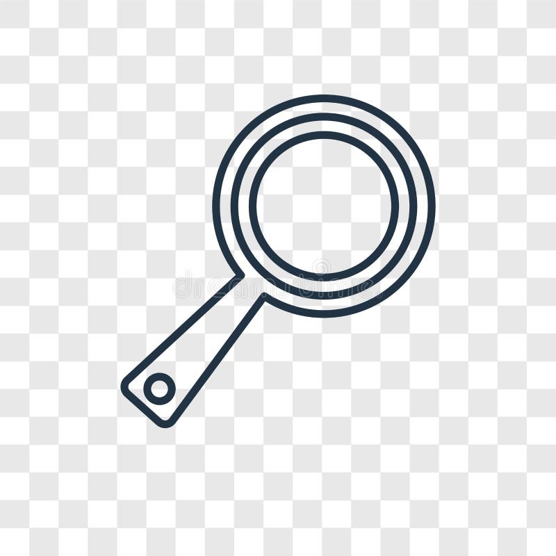 Transparency Concept Vector Linear Icon Isolated on Transparent Stock ...