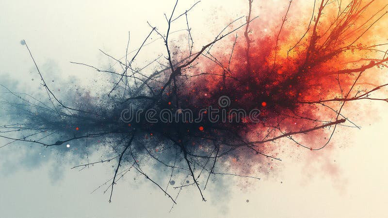 Transparency and Opacity: a Blend of Abstract Forms Stock Illustration ...
