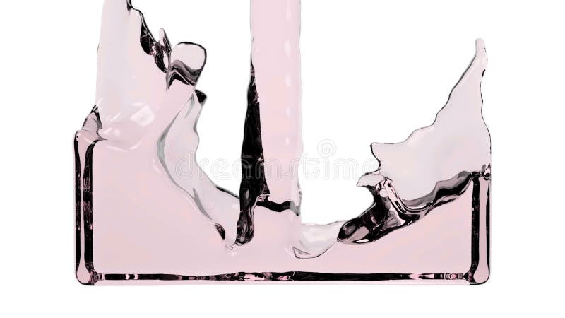 Transparency Red Liquid Fills Up Screen, with Alpha Channel FULL HD ...