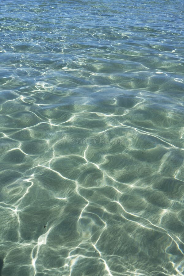 The Transparency of Sea Water in Summer Stock Photo - Image of bright ...