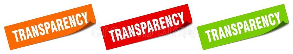 Transparency Sticker. Transparency Square Isolated Sign Stock Vector ...