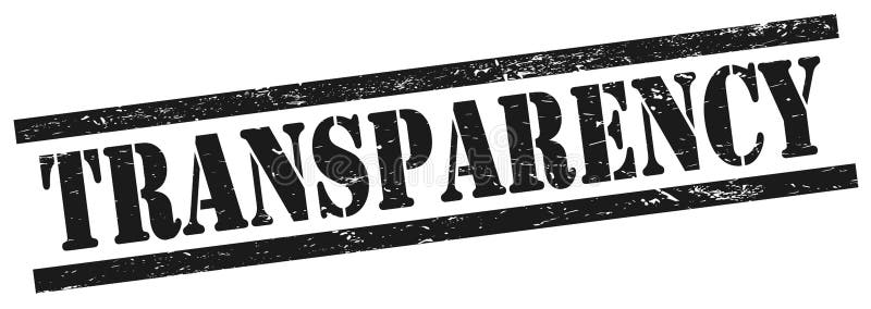 TRANSPARENCY Text on Black Grungy Rectangle Stamp Stock Illustration ...