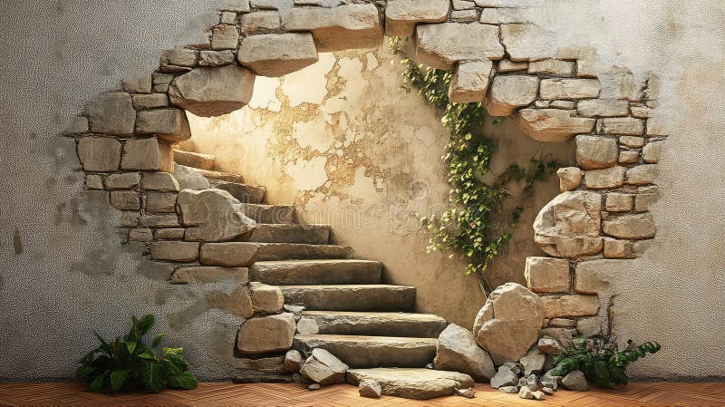 Transparency through wall stock image. Image of simulation - 393706501