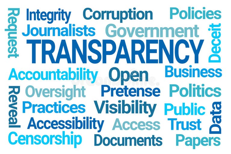 Transparency Word Cloud stock illustration. Illustration of background ...