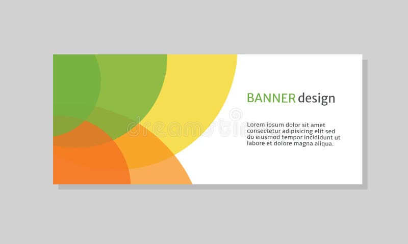 Transparent Abstract Banner Overlapping Design Stock Vector ...