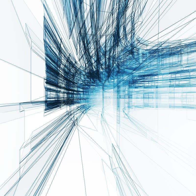 Transparent abstract stock illustration. Illustration of futuristic ...