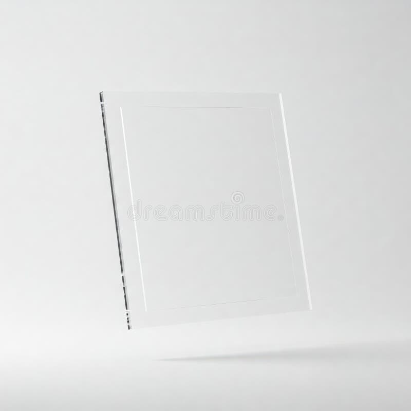Transparent Acrylic Photo Frame Stock Illustration - Illustration of ...