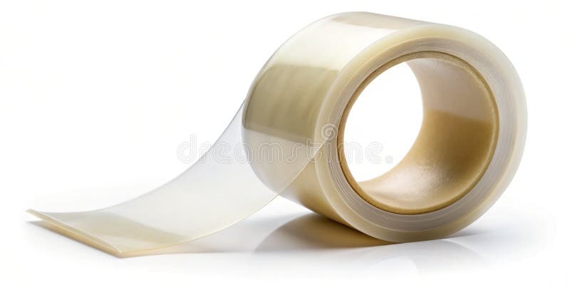 Transparent Adhesive Tape Segment Tactile Texture and Smooth Surface on ...