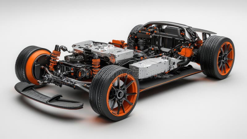 Transparent Auto: Internal Structure, Car Mechanisms, Modern Transport ...