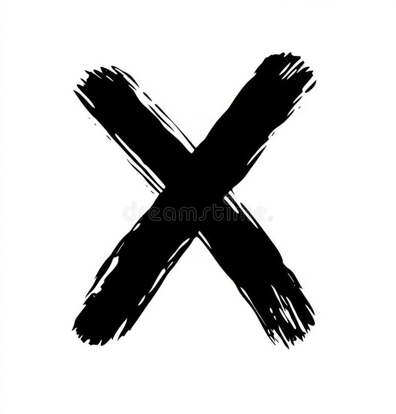 Transparent Background with a Black Stock Brush Stroke Texture ...