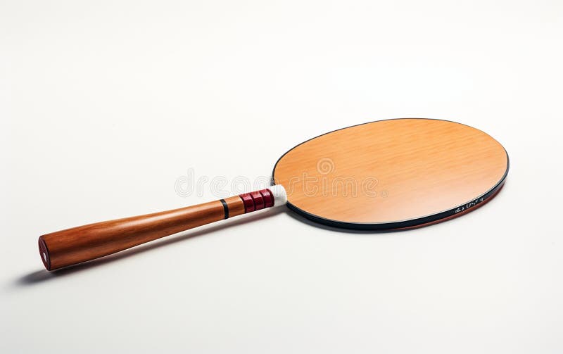 Transparent Background Close-Up of Ping Pong Racquet. Generative Ai ...