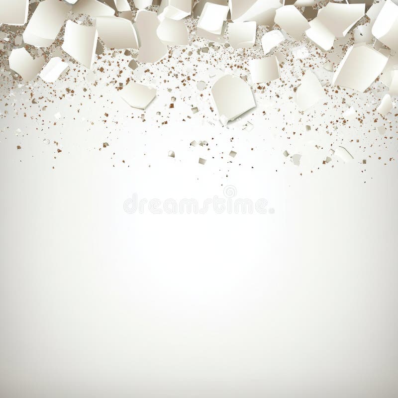 Transparent Background Featuring Isolated Glass Debris in a 3D Render ...