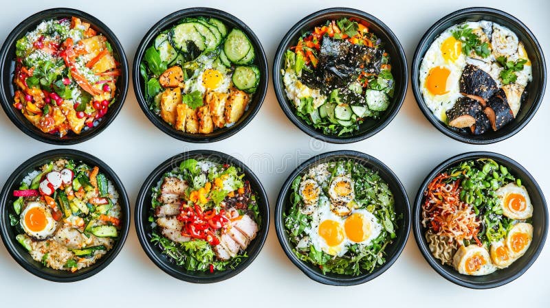 Transparent Background, Healthy Breakfast Png Element Set Stock Image ...