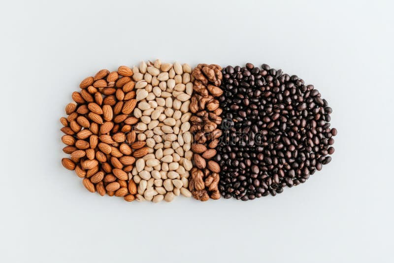 On a Transparent Background, the Human Brain Appears As Nuts and Seeds ...