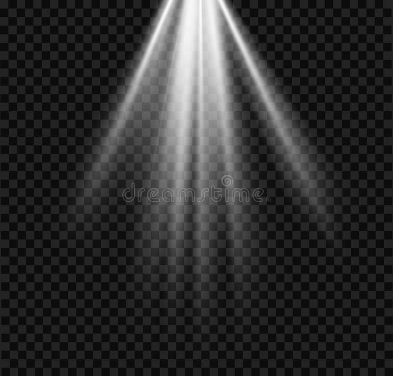 Transparent Background with Light Rays Burst Creating a Glowing Light ...