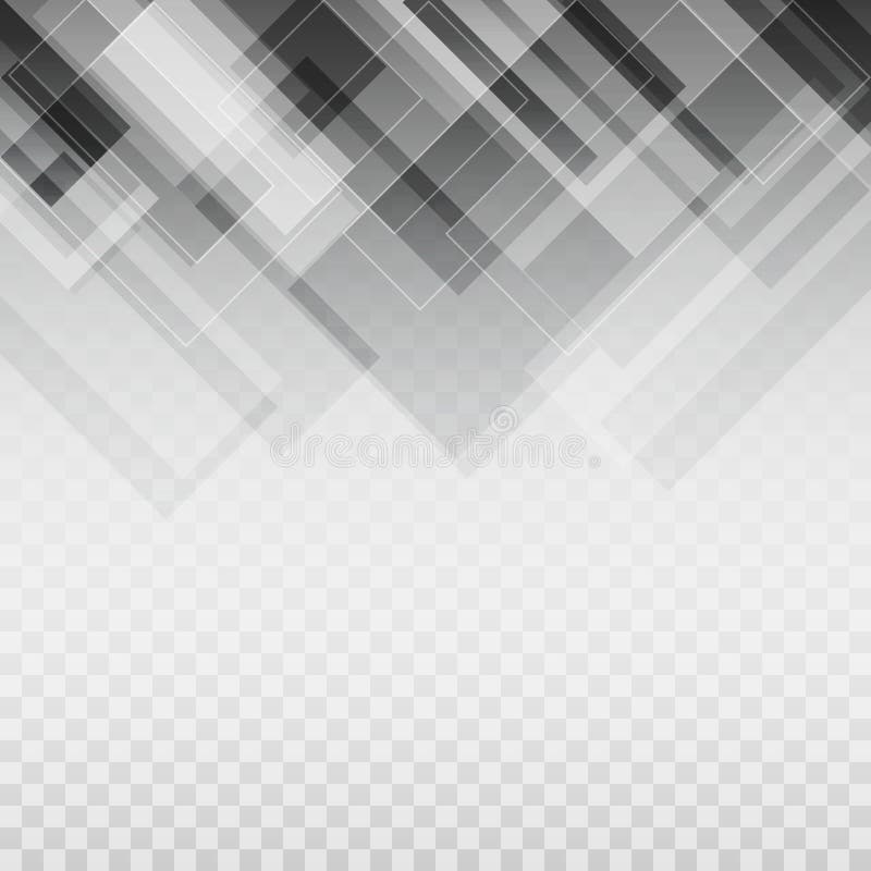 Grey Rectangles Pattern in Transparent Background Stock Vector ...