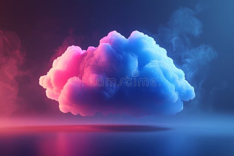 On a Transparent Background, Modern Clouds are Seen. Image Stock ...