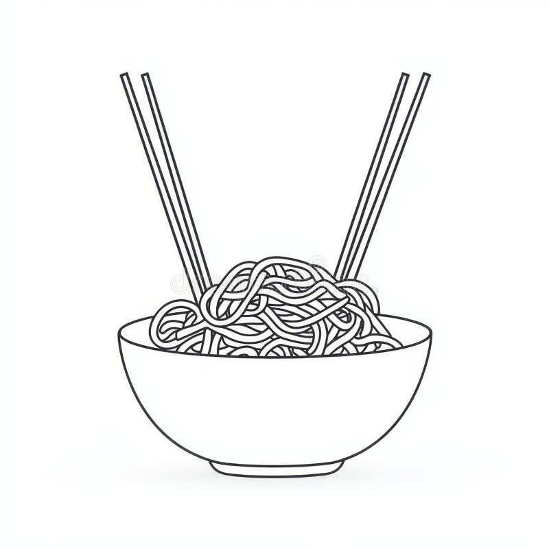 Noodle Line Illustration Stock Illustrations – 6,887 Noodle Line ...