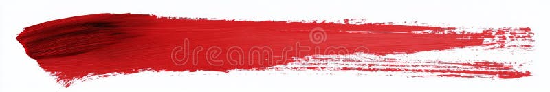 A Transparent Background with a Red Line of Paint Stock Image - Image ...