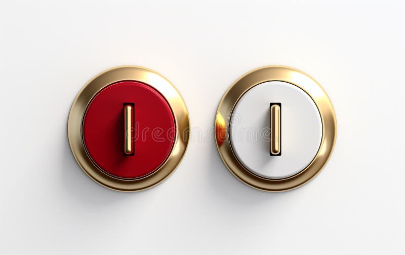 Transparent Background Toggle Switch - Dual Settings on/Off/on ...