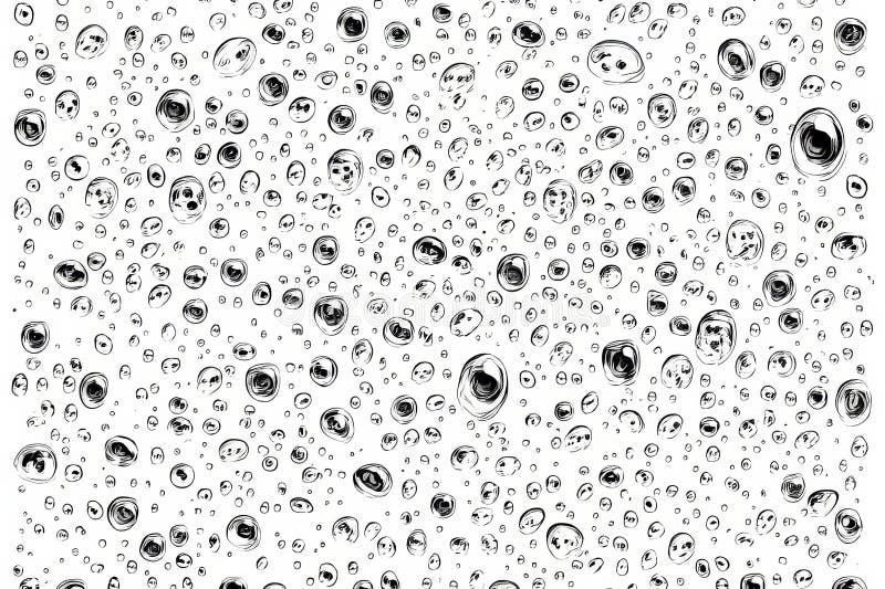 Transparent Background with Water Drops and Condensation. Stock Image ...