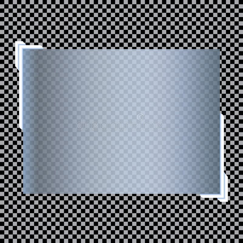 Transparent Banners Isolated. Vector Illustration Stock Vector ...