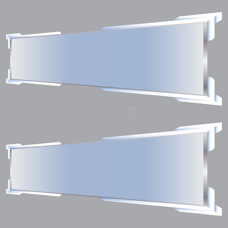 Transparent Banners Isolated. Vector Illustration Stock Vector ...