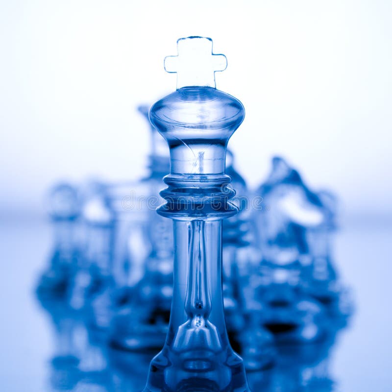 Transparent blue chess stock image. Image of chess, decisions - 7272491