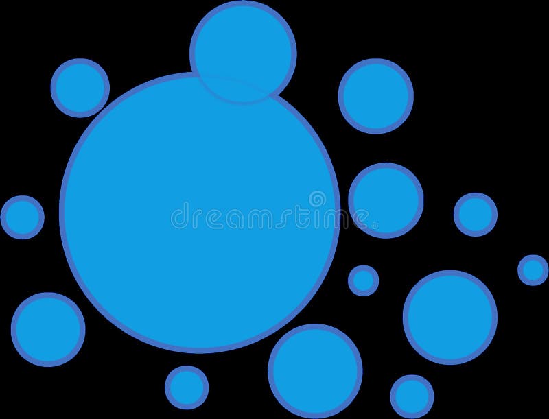 Transparent Blue Color Bubbles ClipArt, Elements & Graphics 17 Stock ...