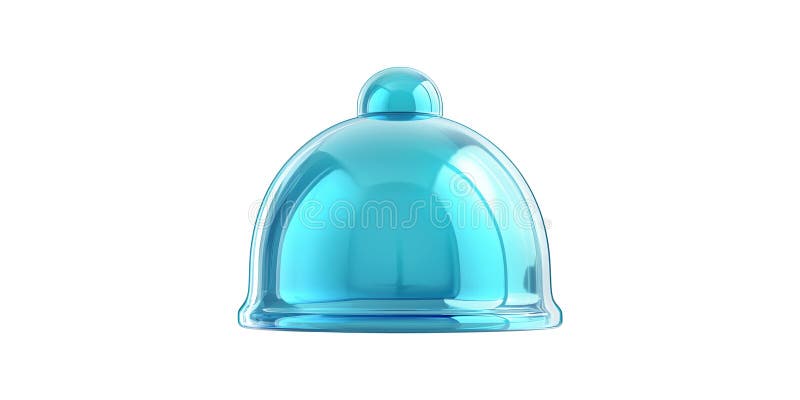 Transparent Blue Glass Dome Isolated on Transparent Background Stock ...