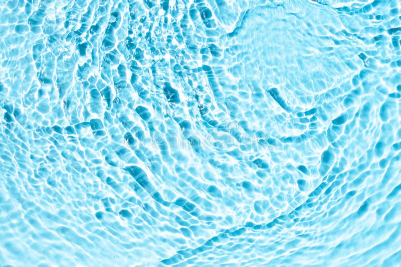 Transparent Blue Water Texture Background, Water Surface with Sun Rays ...