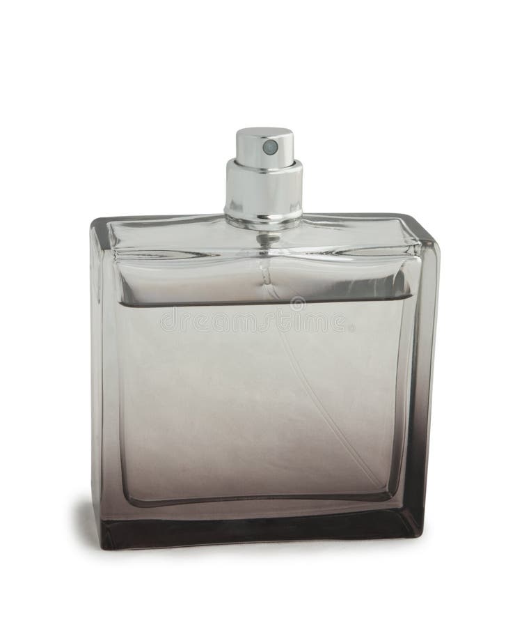 Transparent Bottle of Perfume Stock Photo - Image of container ...